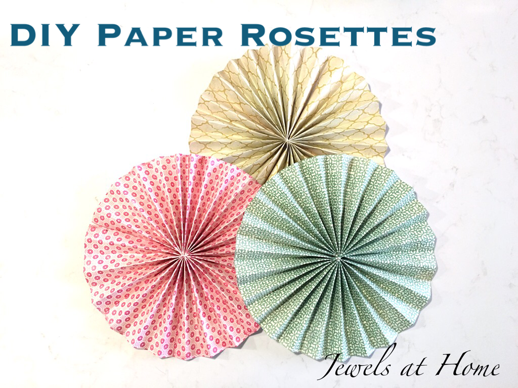 DIY Paper Rosettes | Jewels at Home