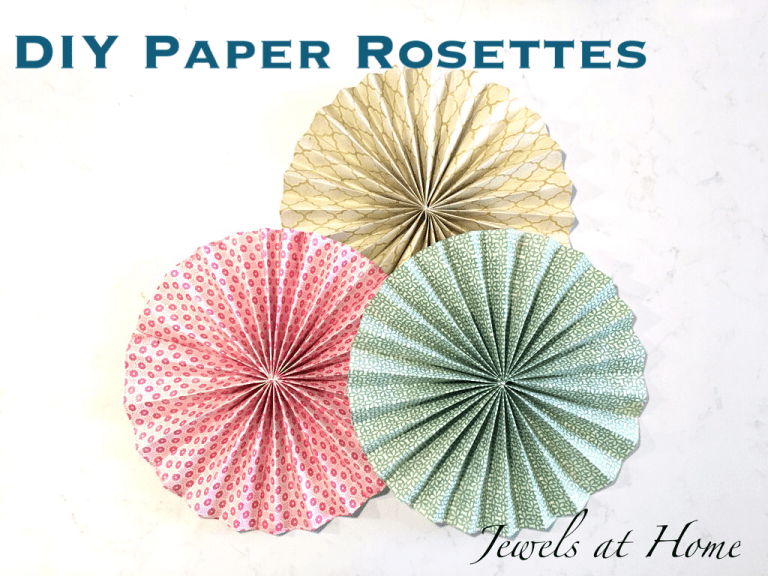 DIY Paper Rosettes | Jewels at Home