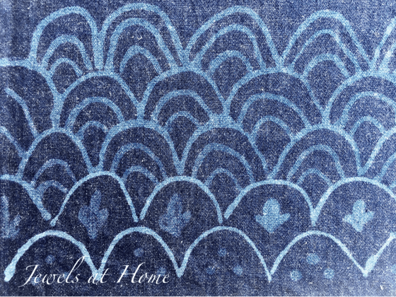 Bleach Printing on Fabric | Jewels at Home