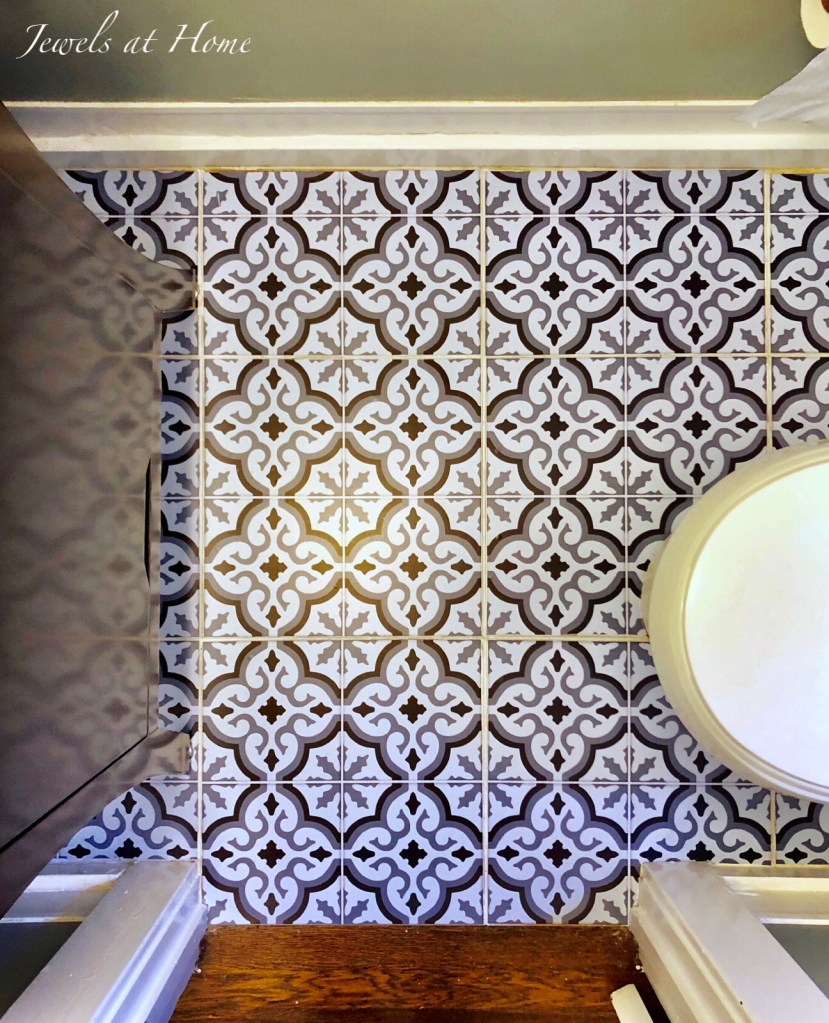 Easy Tile Makeover – The Great Cover-up! | Jewels at Home