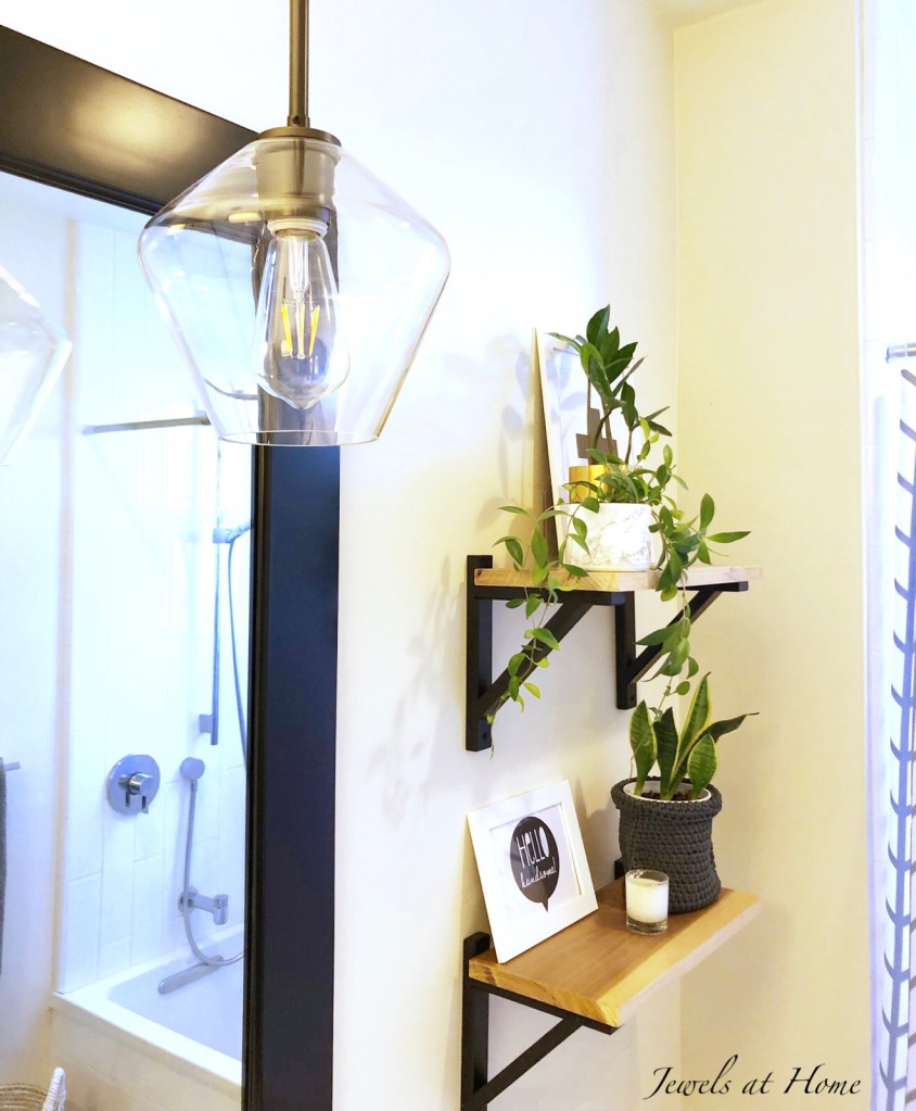 Kids’ Bath Grows Up – New Lighting and Finishing Touches! One Room ...
