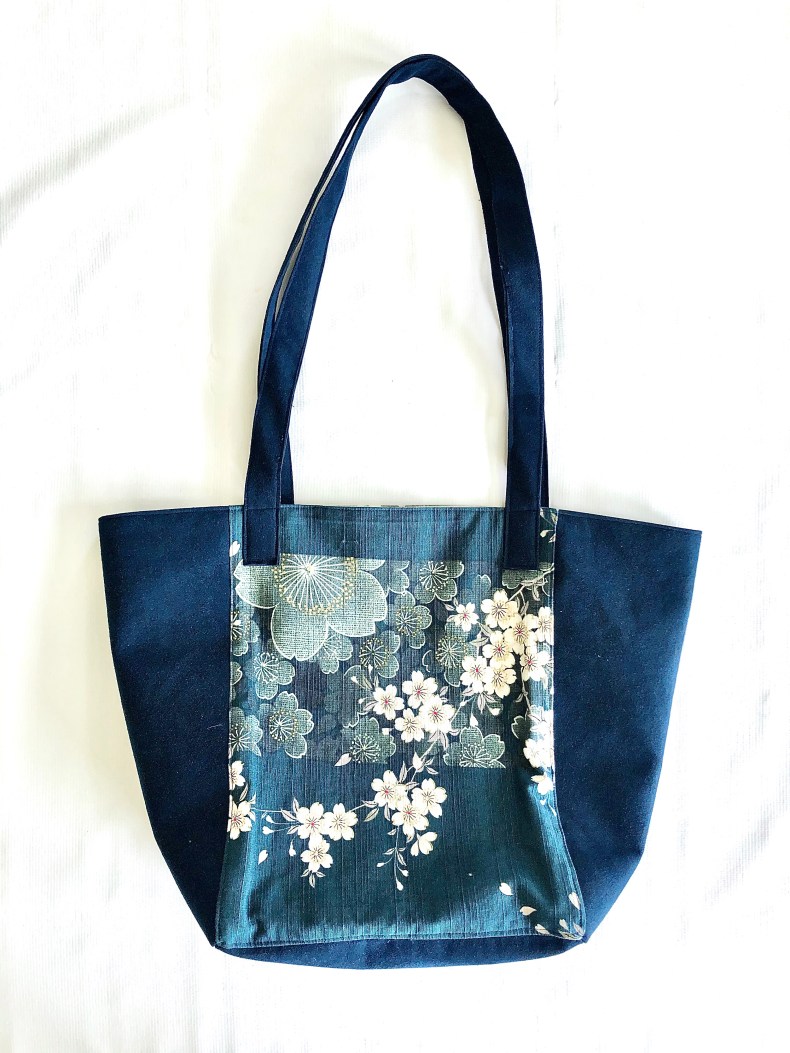 Panel Tote Bag With Vintage Textiles | Jewels at Home